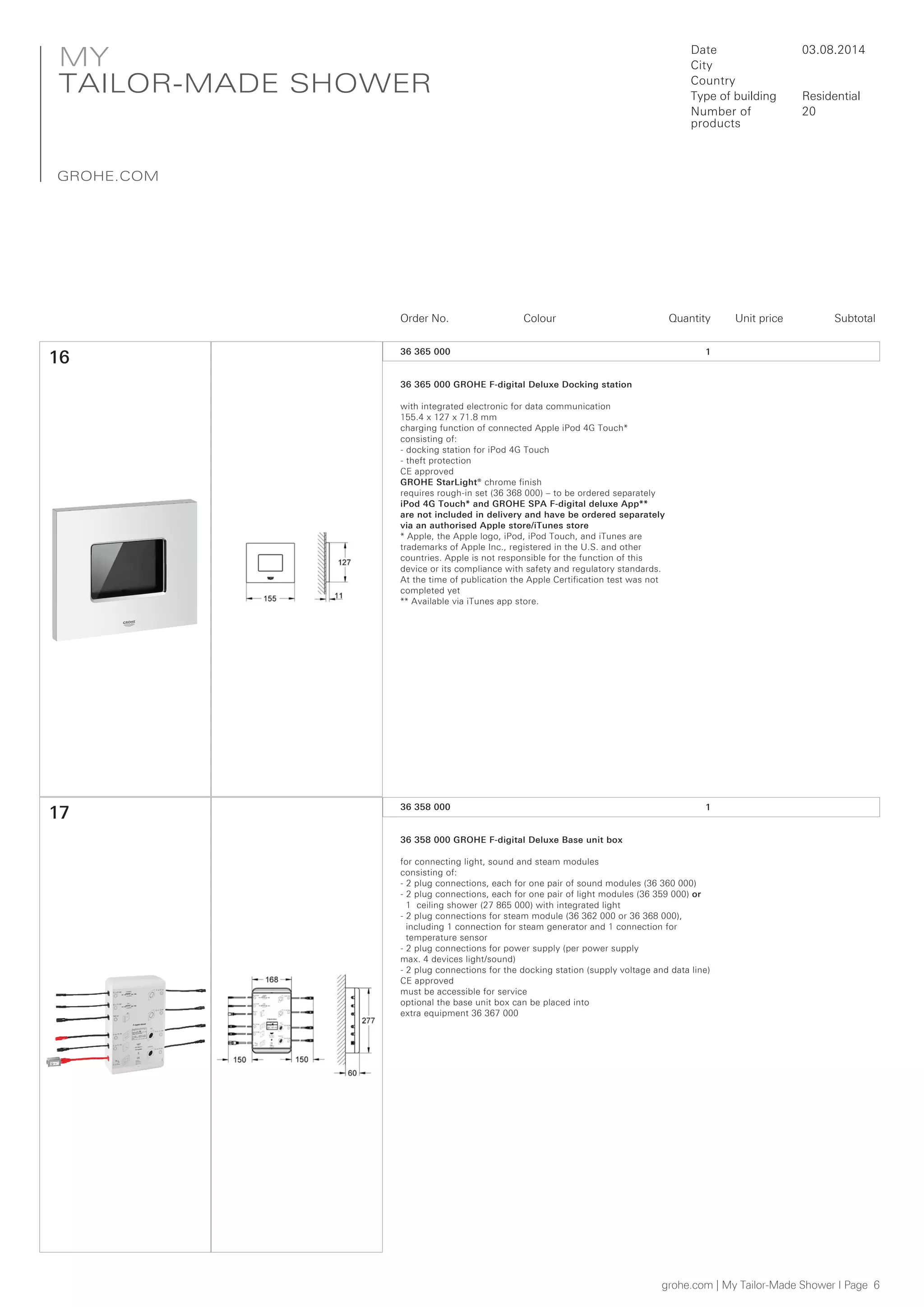Grohe F-digital deluxe | PDF
