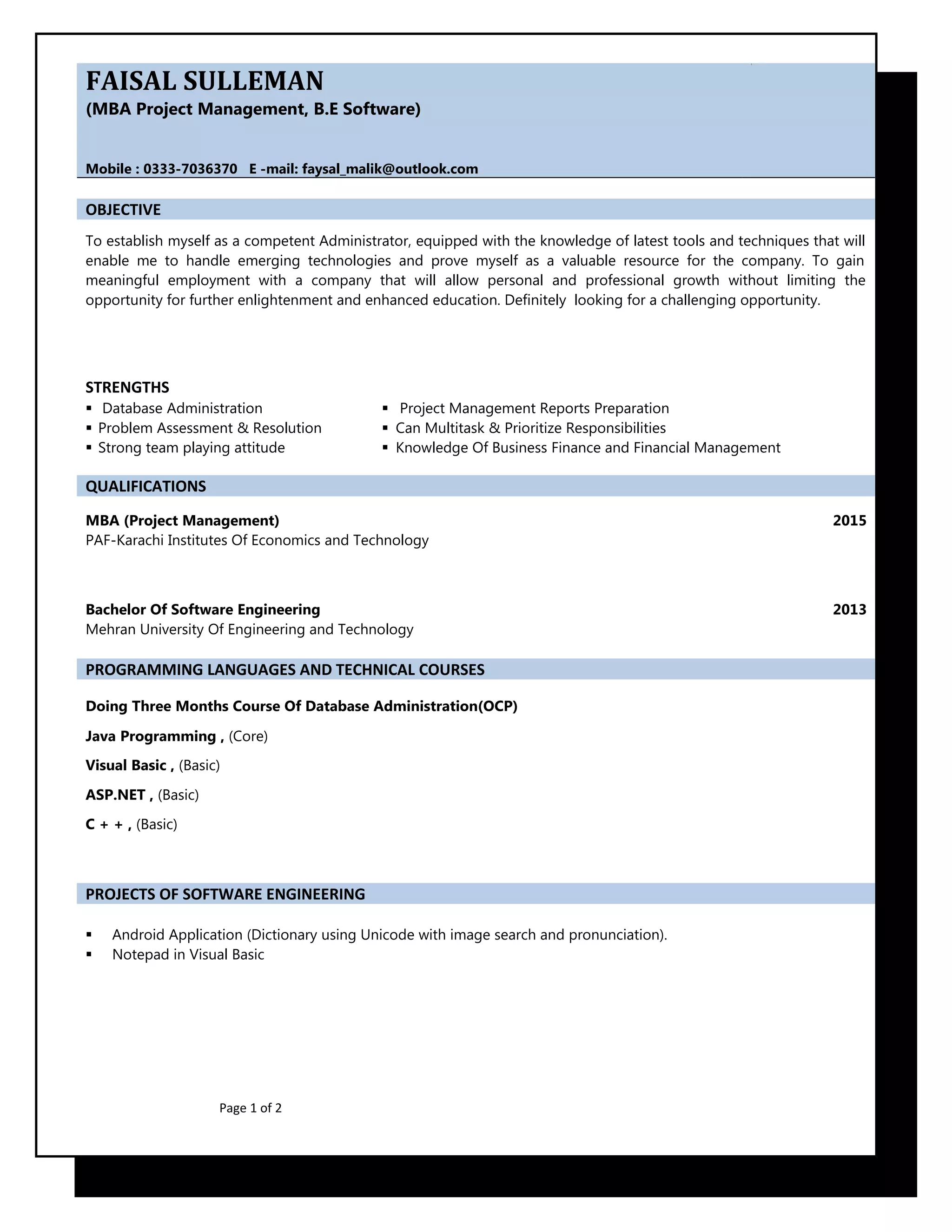 Updated Resume | PDF