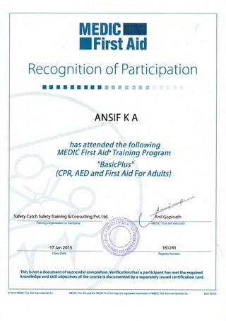MEDIC FIRST AID CERTIFICATE.PDF