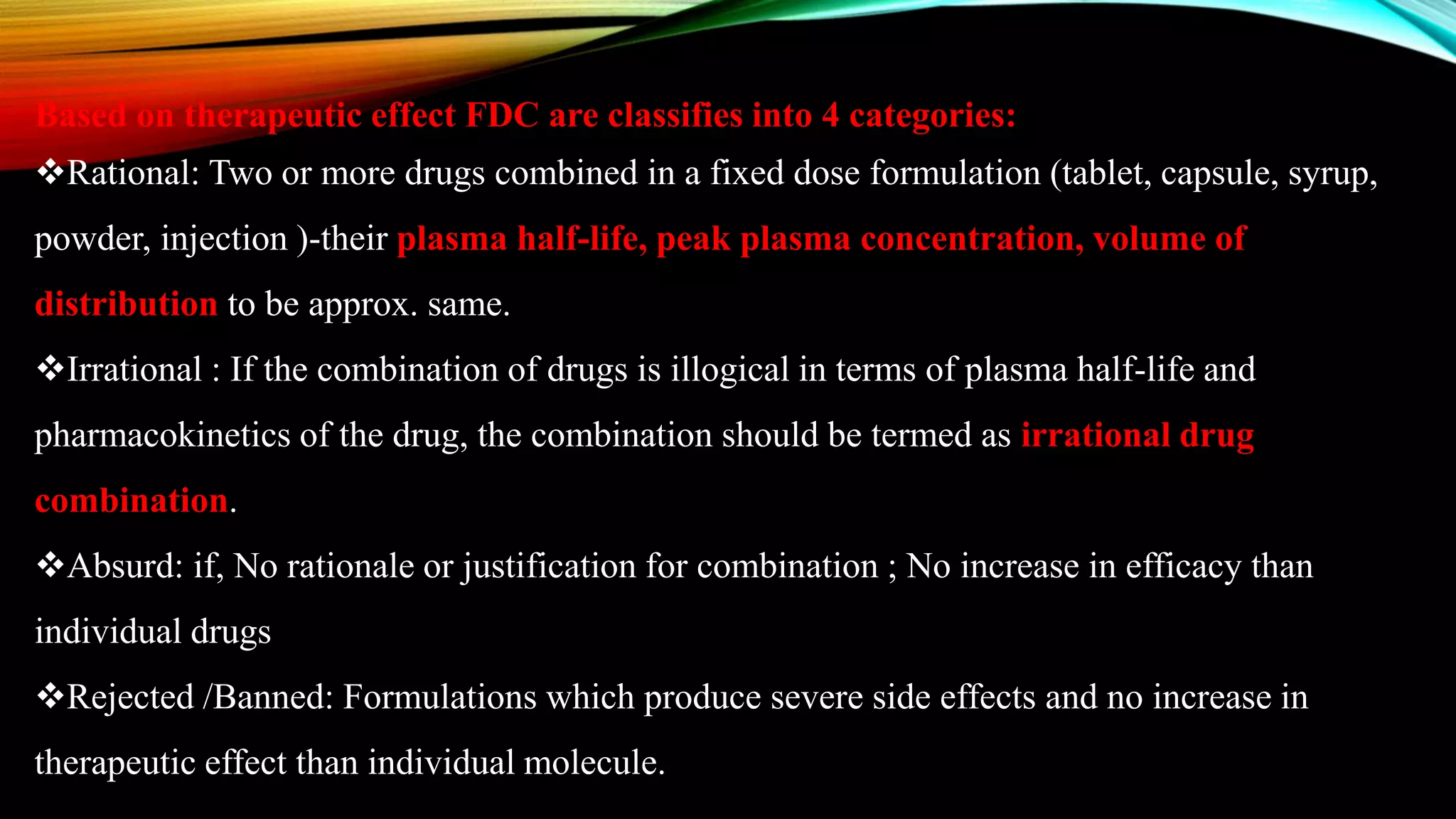 Fixed Dose Drug Combination (FDDC) | PPTX