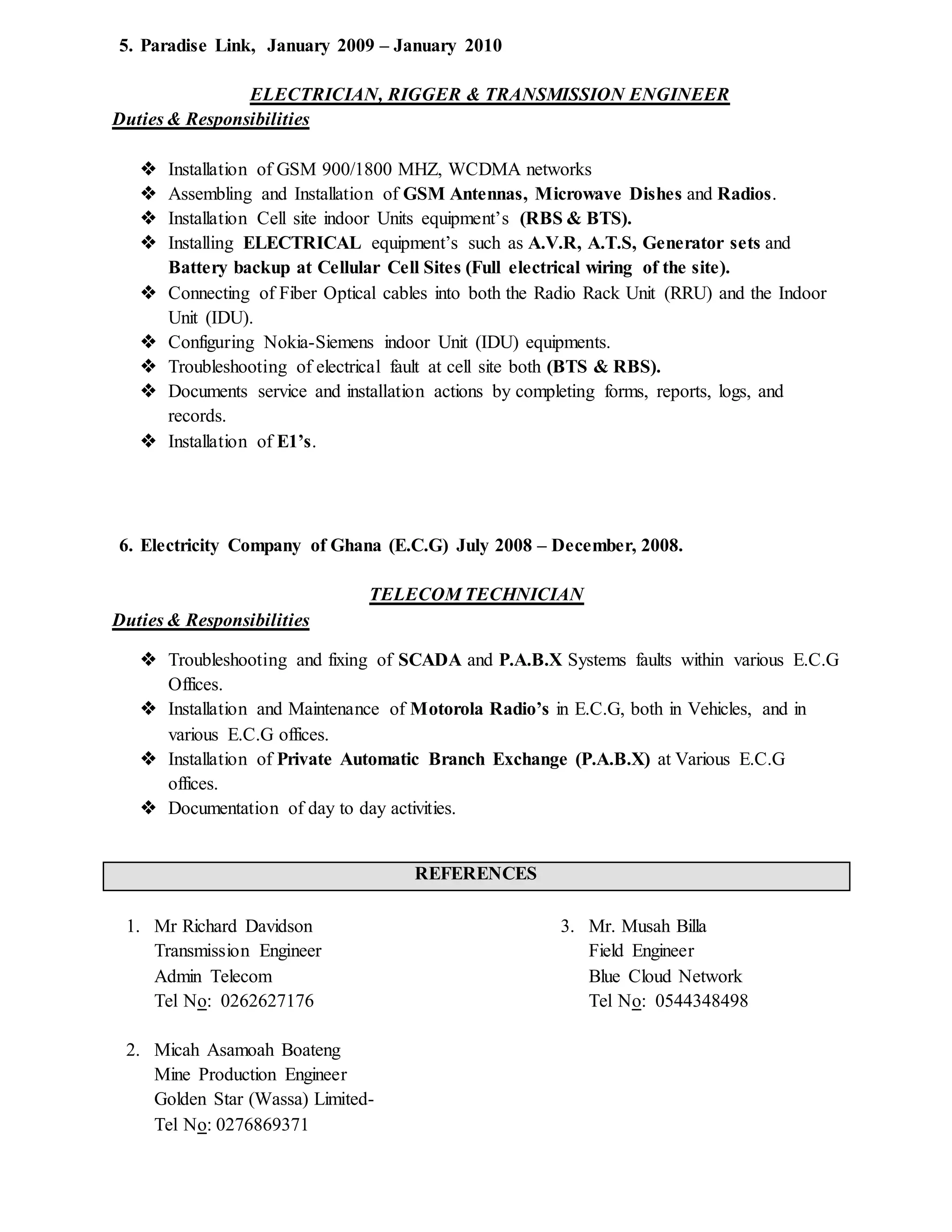 Isaac Williams CV | DOCX | IT and Internet Support | Internet