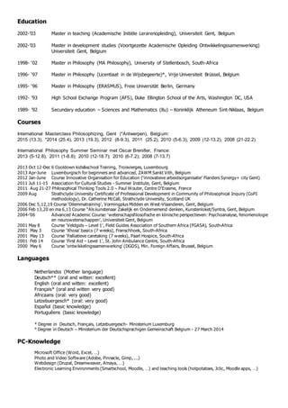 CV Nelson Hoedekie Eng Fll Sep2015 | PDF