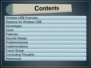 Wireless USB | PPTX