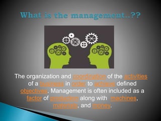 management is an science or art.. too sweet and short | PPT