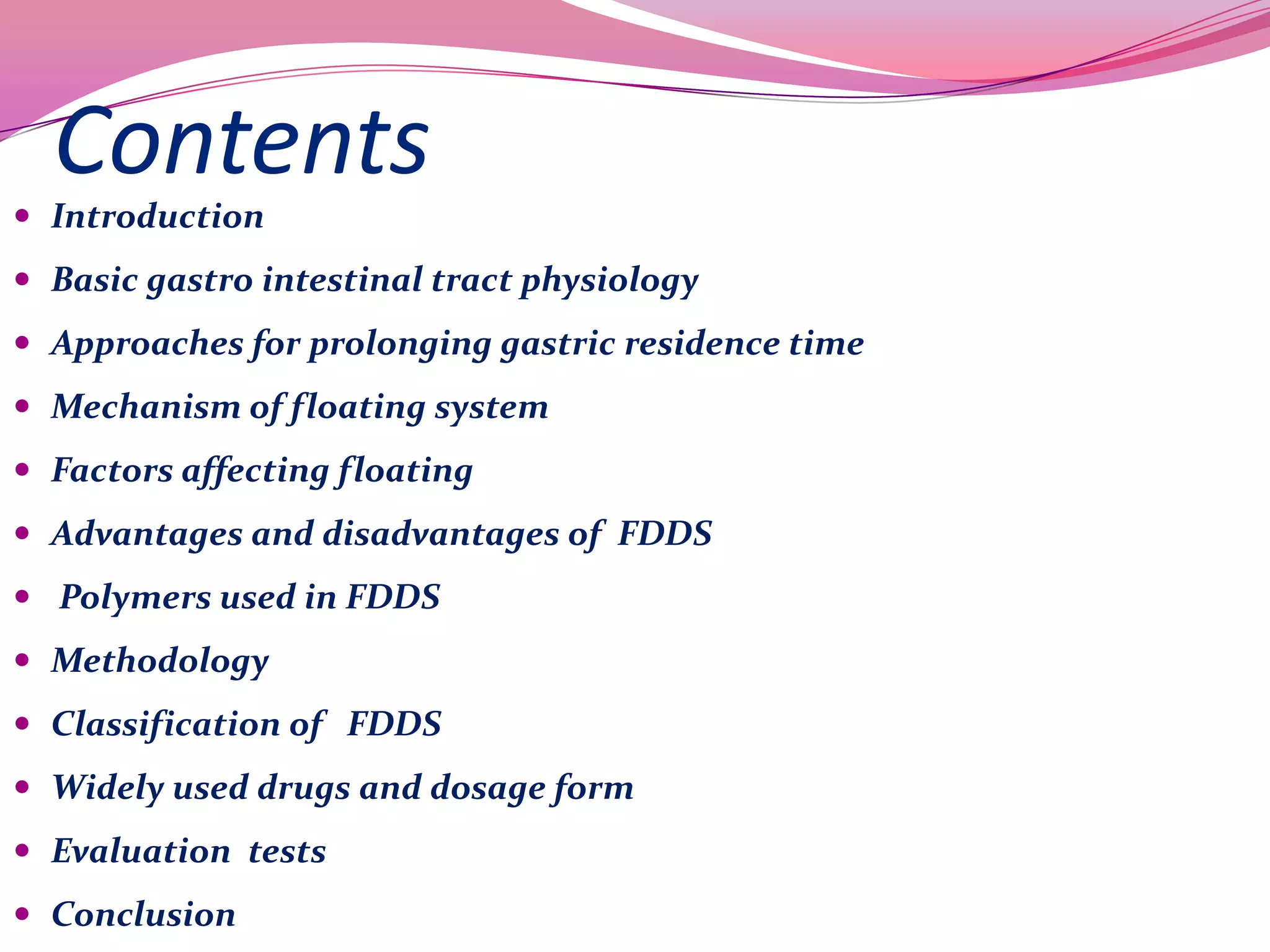 Floating Drug Delivery System Ppt Pptx