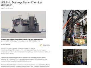 Floating Decontamination & Decommissioning Vessel (FFDV) | PPT