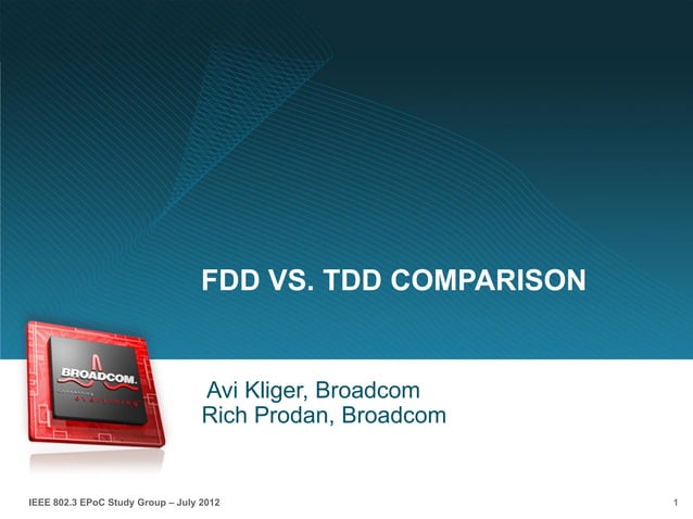 Fdd vs tdd lte | PDF