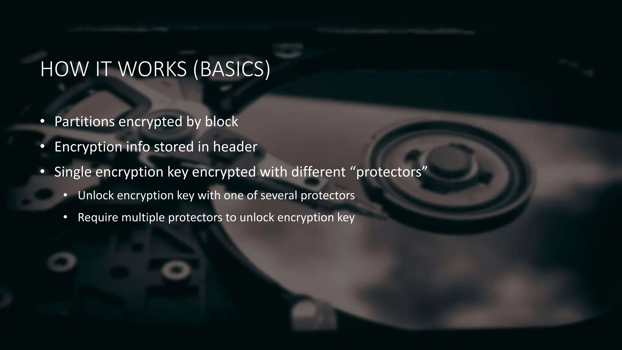 What is hard drive encryption or full disk encryption? | PPT