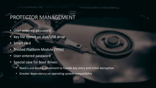 What is hard drive encryption or full disk encryption? | PPT