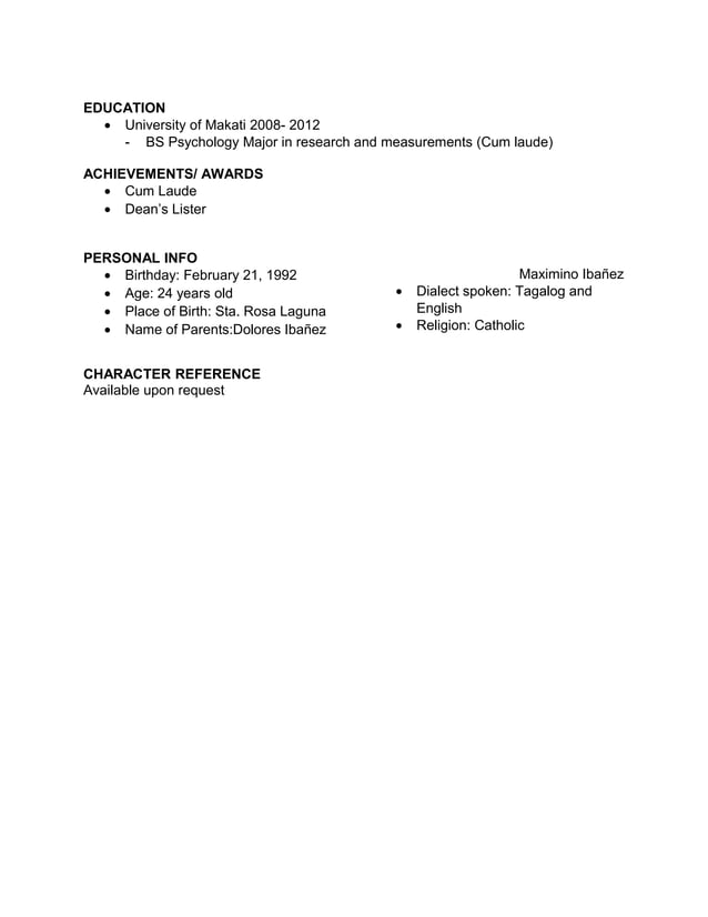 marwin's updated resume 2016