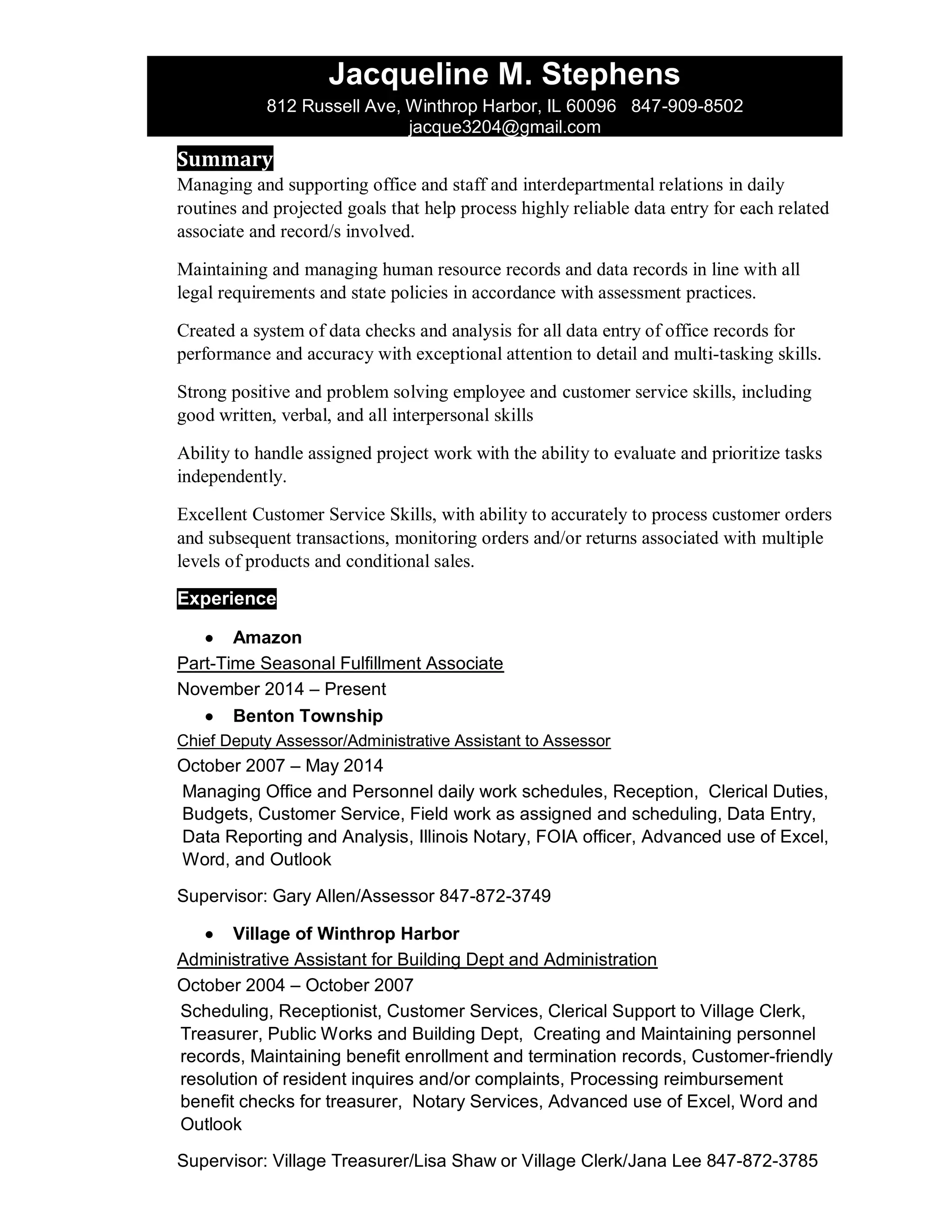 Stephens resume | PDF