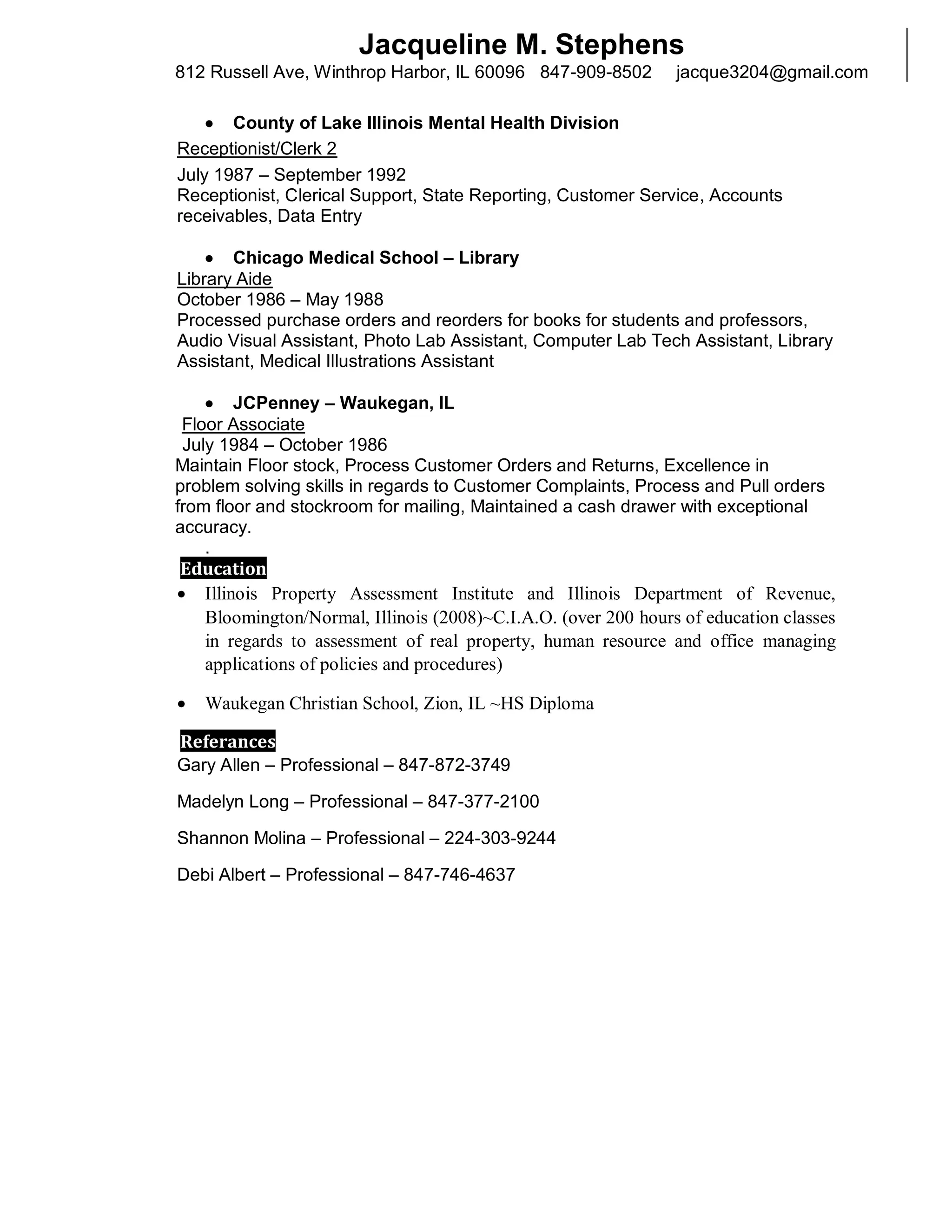 Stephens resume | PDF