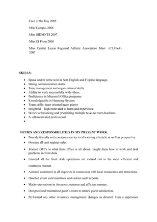 My Resume (TIN) | DOC