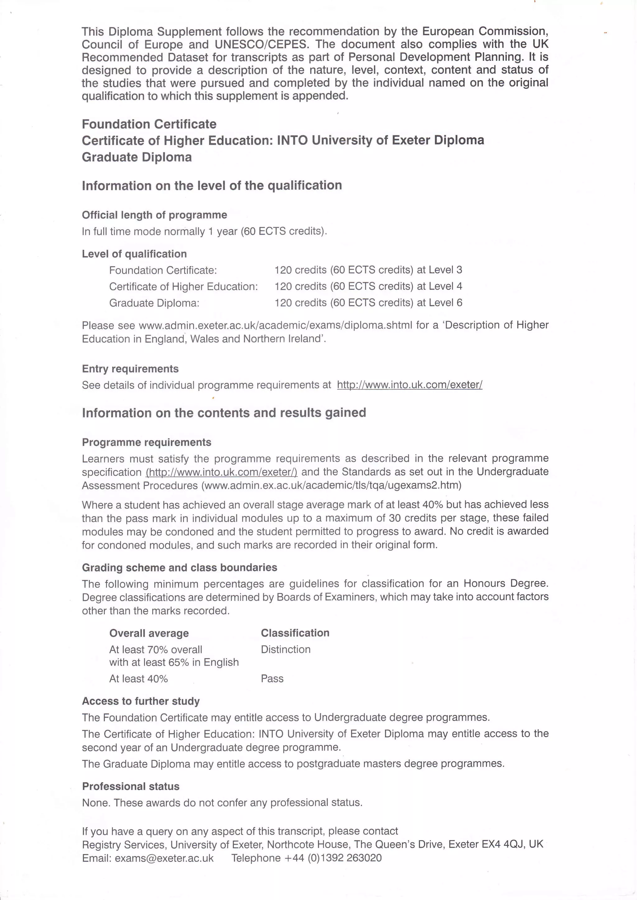 Diploma certificate | PDF