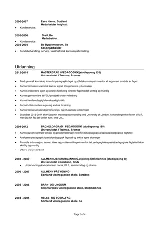 CV-Stine-English | PDF