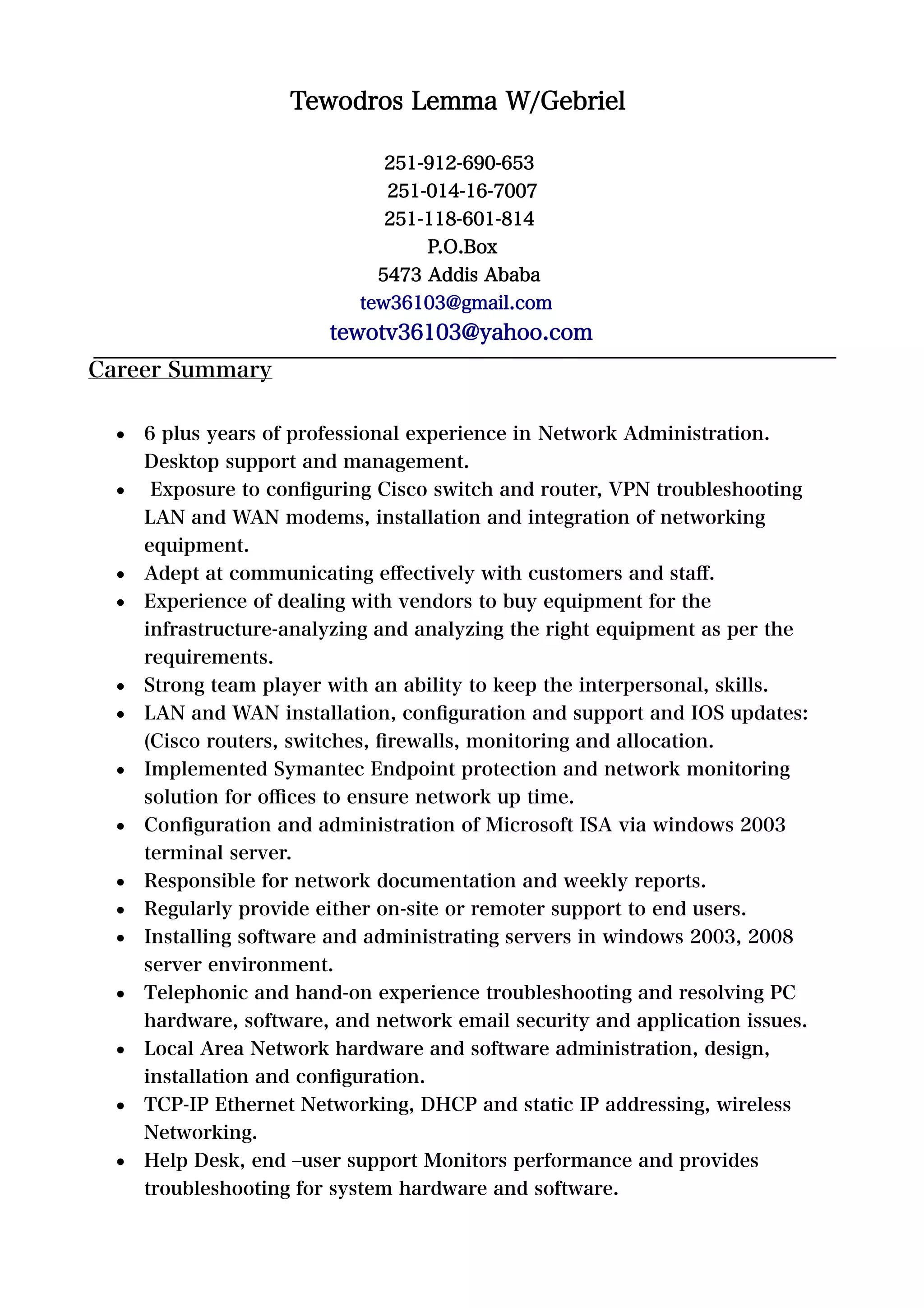 cvresentMarch26 | PDF