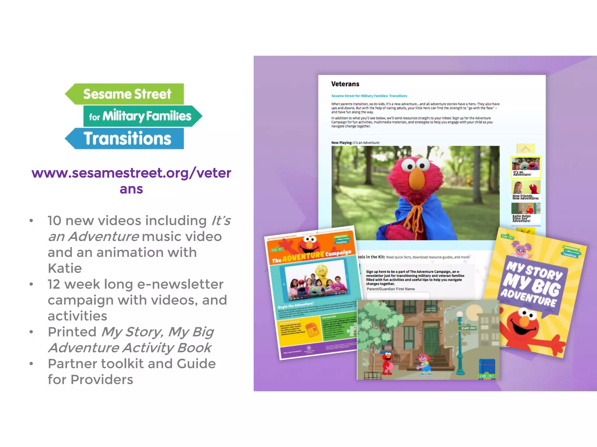 SlideShare - Sesame Street Overview on Military Resources | PPT