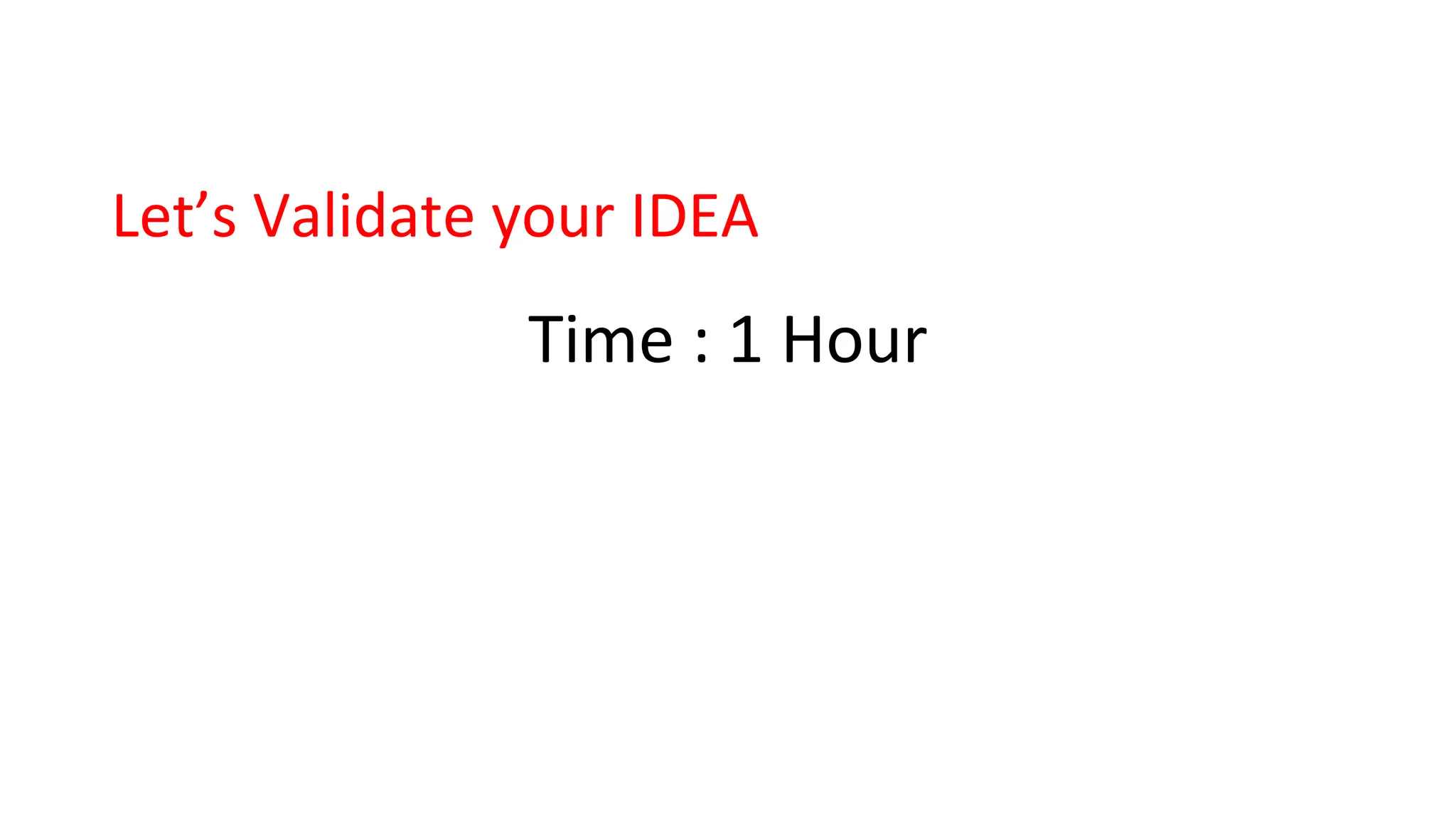Business Model Canvas and How to validate the idea | PPTX