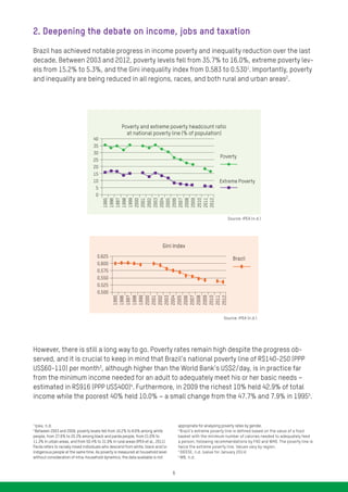 Brazil poverty and inequality. Where to next? | PDF