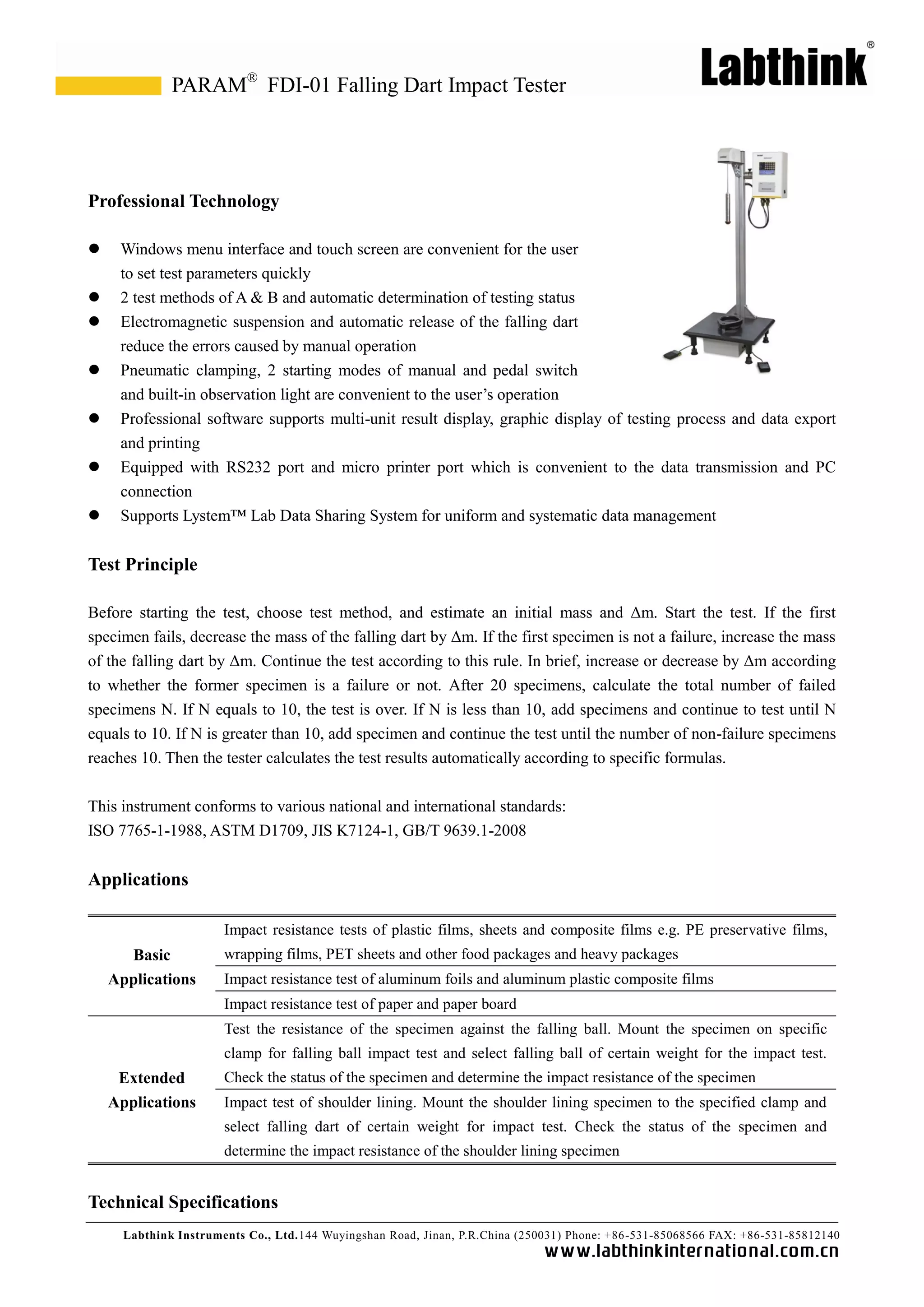 FDI-01-falling-dart-impact-tester | PDF