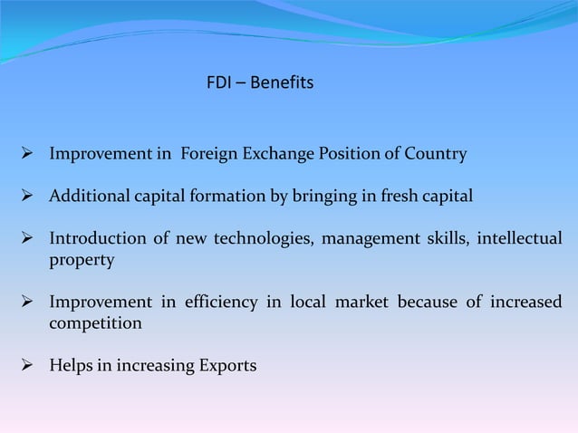 FDI in India | PPT