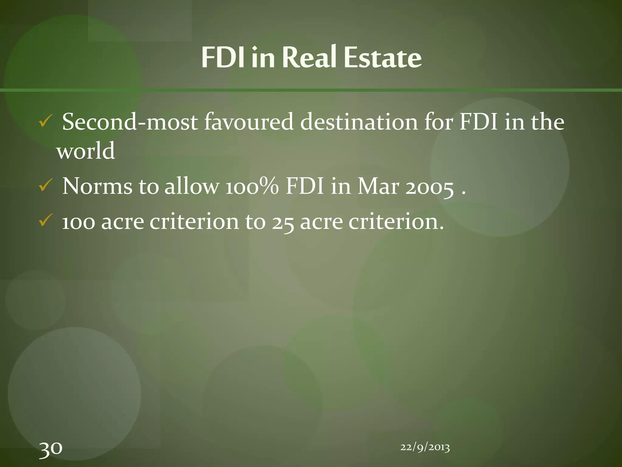 Foreign Direct Investment in India (FDI) | PPTX