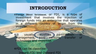 FDI IN INDIA | PPTX