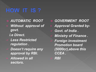 FDI (Foreign Direct Investment) | PPT