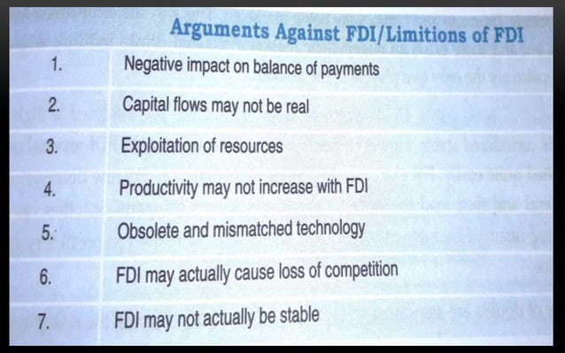Foreign Direct Investment (Theories of FDI) | PPTX