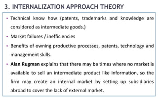 Foreign Direct Investment (Theories of FDI) | PPTX