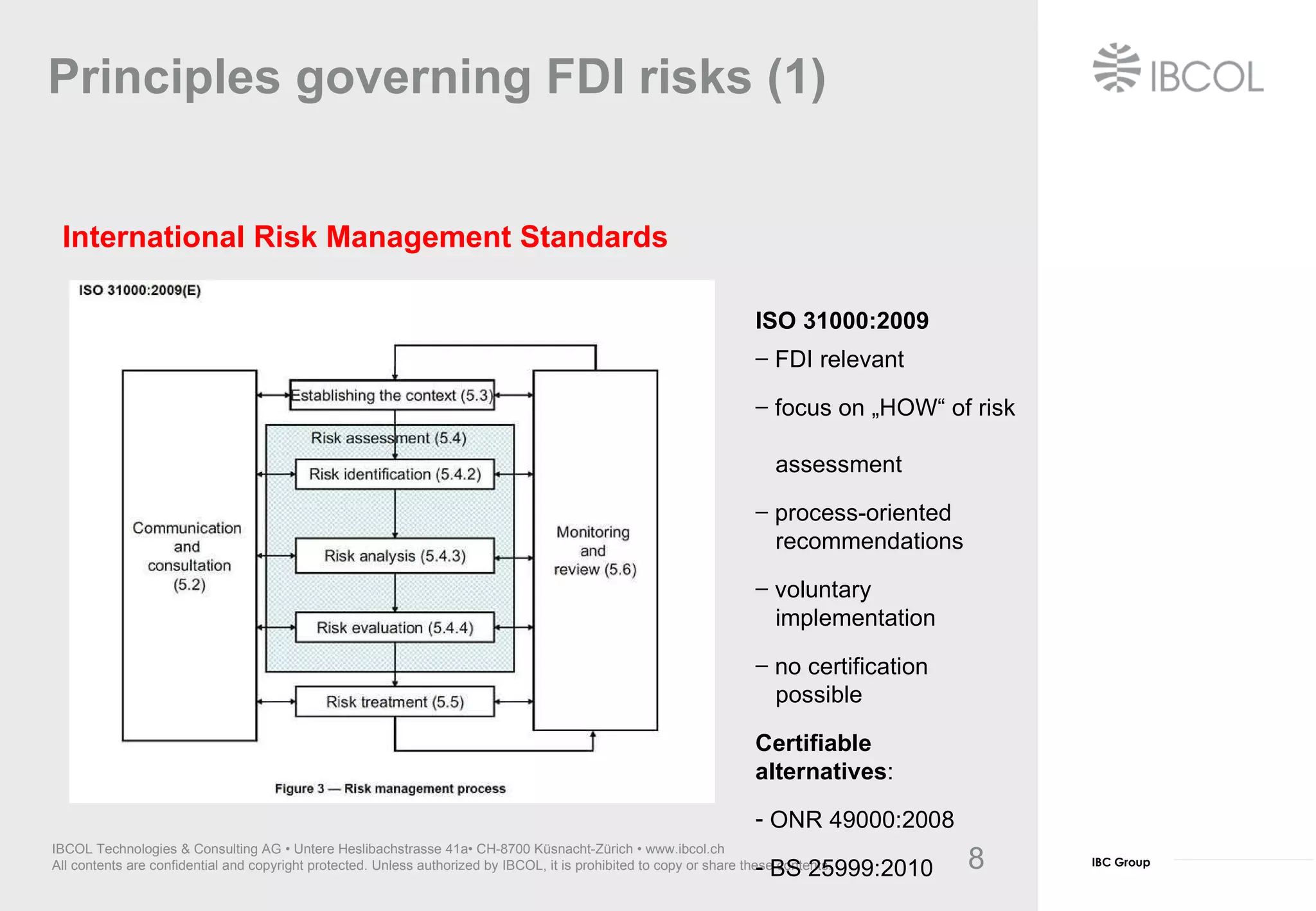 FDI Risk Assessment: Toward best principle and best practice | PPT ...