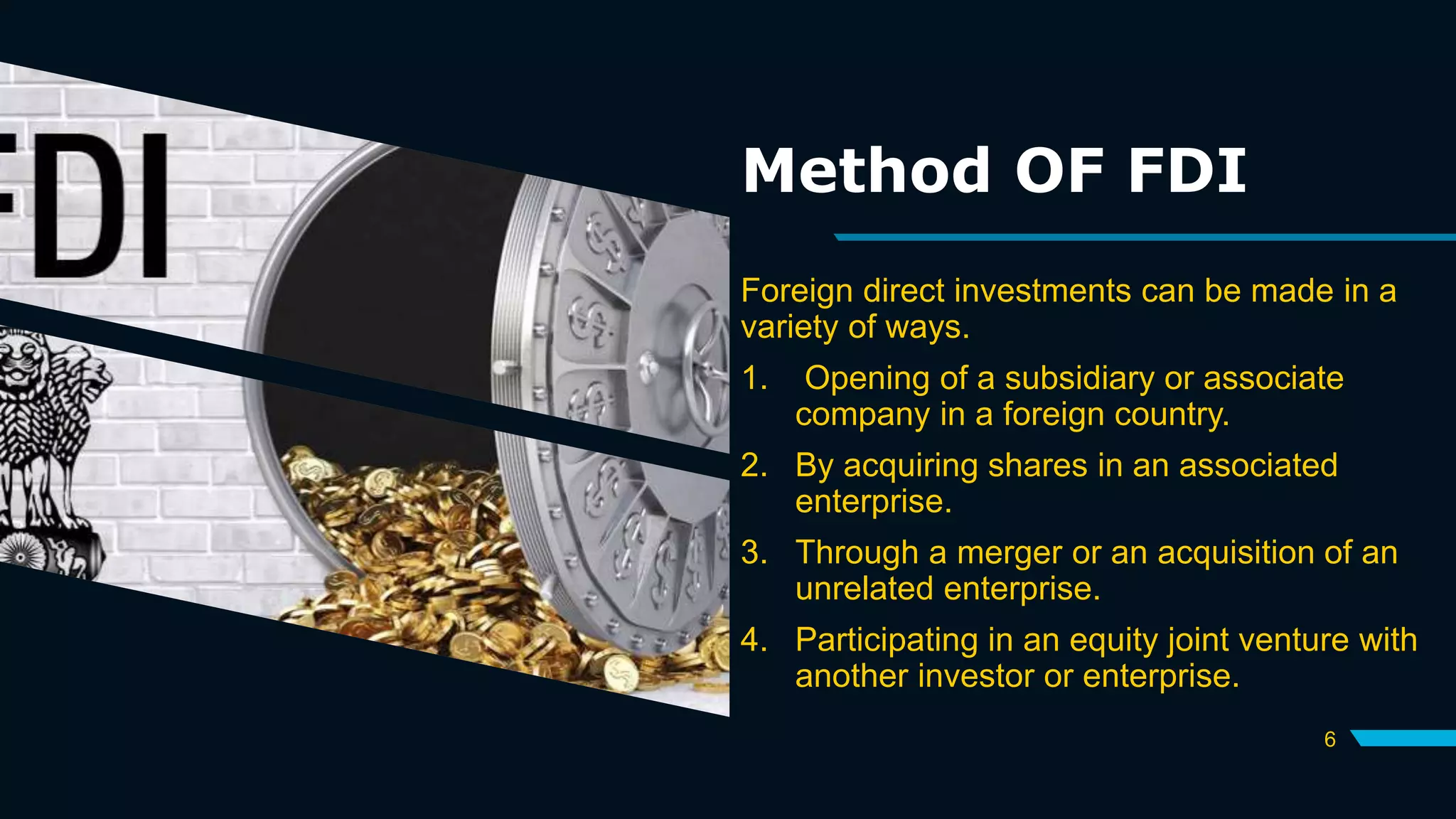 FDI And FII in INDIA | PPTX