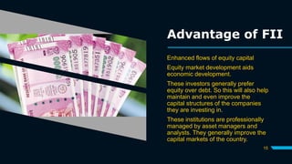 FDI And FII in INDIA | PPTX