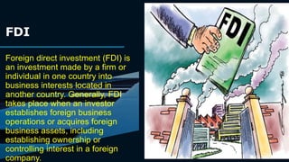FDI And FII in INDIA | PPTX