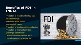 FDI And FII in INDIA | PPTX