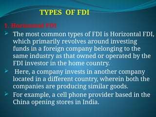 FDI and FPI and its determinants in case of india | PPTX