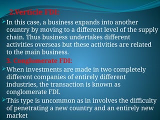 FDI and FPI and its determinants in case of india | PPTX