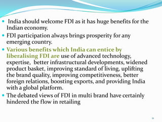 Fdi and fpi – india perspective | PPTX