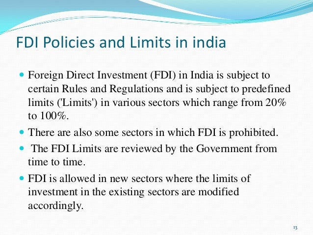 Fdi and fpi – india perspective