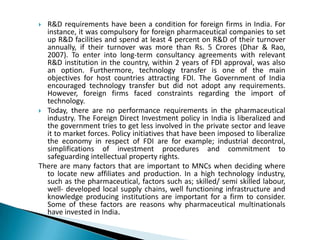 Fdi and impact on pharmaceutical industry in india | PPTX | Business ...