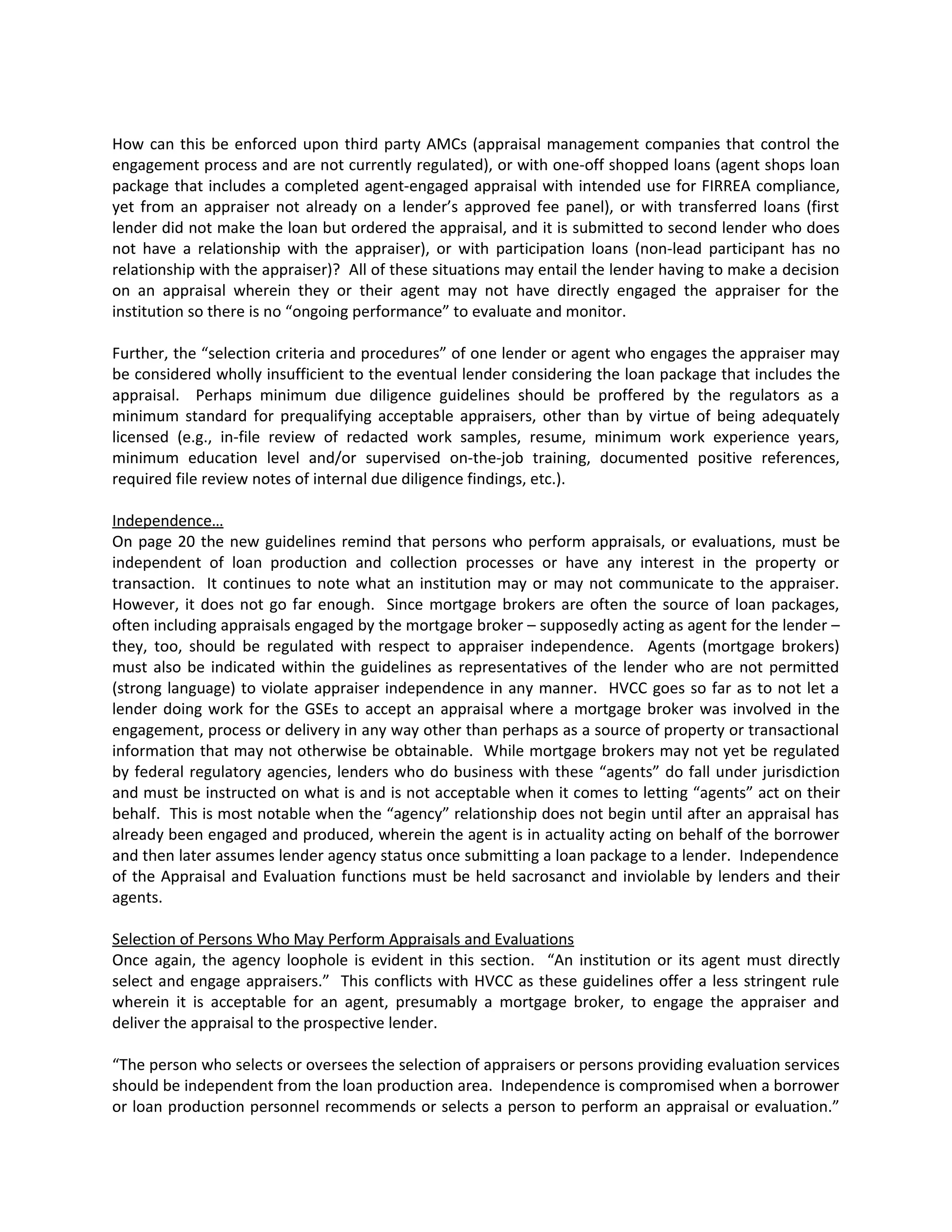 Fdic Comments Proposed Guidelines | PDF