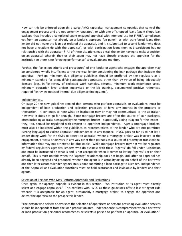 Fdic Comments Proposed Guidelines | PDF