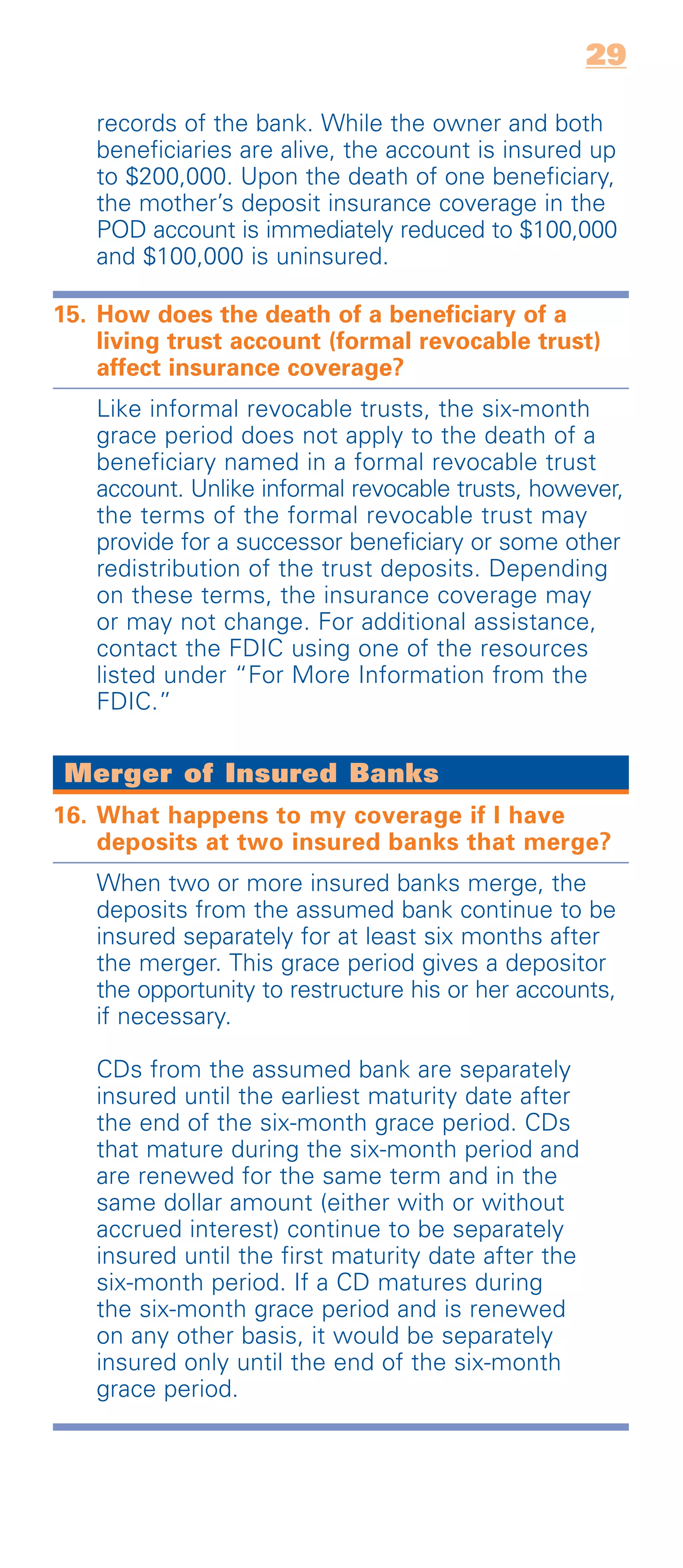 Fdic Insurance | PDF