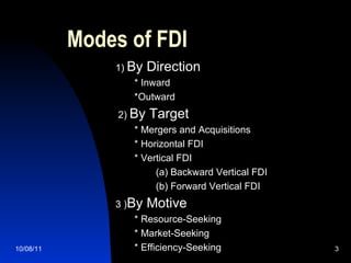 Fdi &fii slideshareppt | PPT