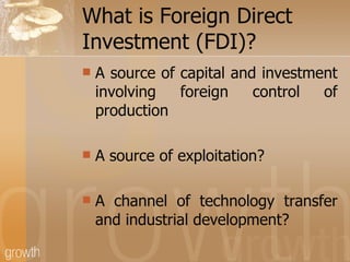 foreign direct investment in India (n) economy | PPT | Business ...