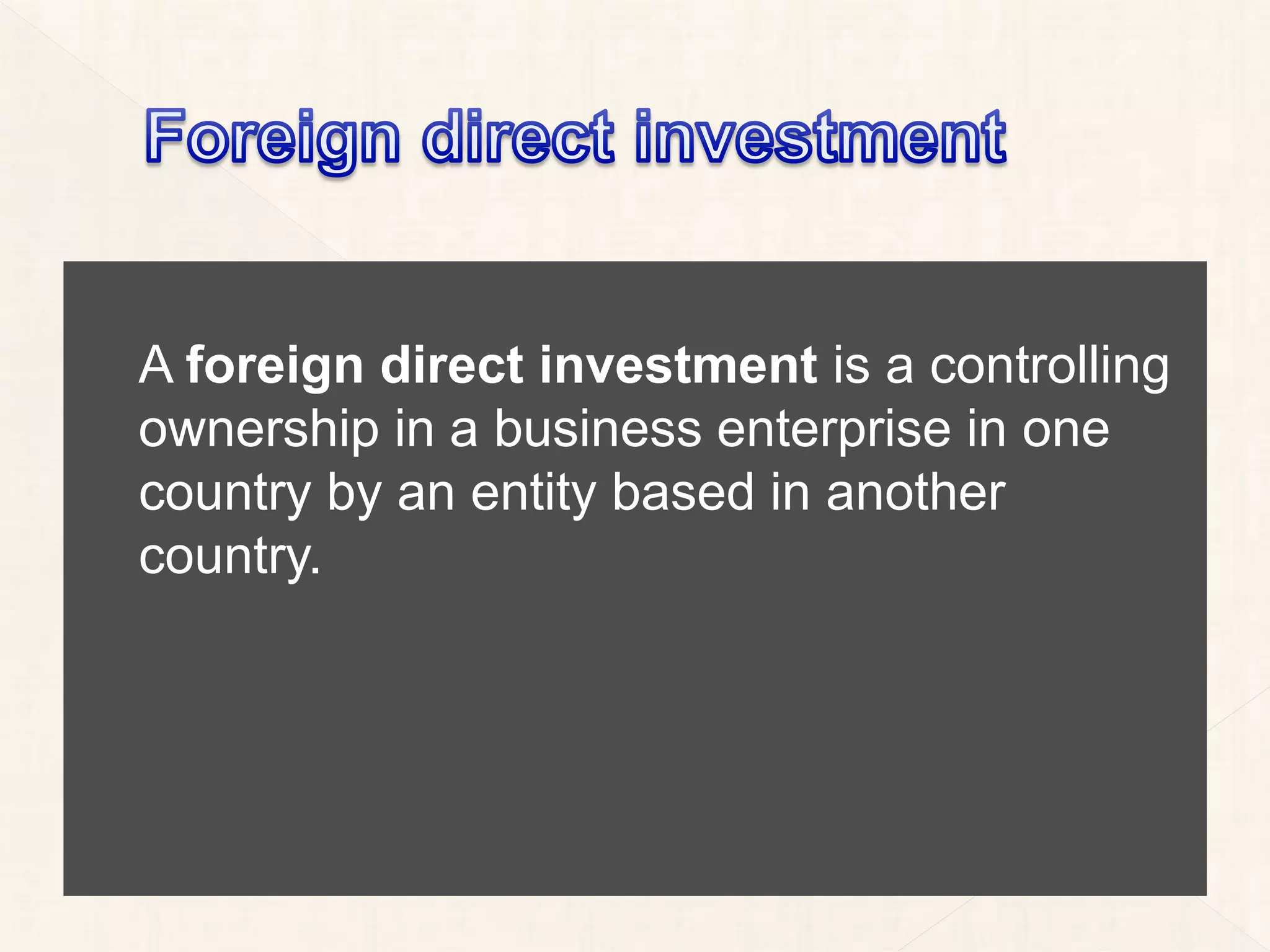 Foreign direct investment in Bangladesh | PPTX
