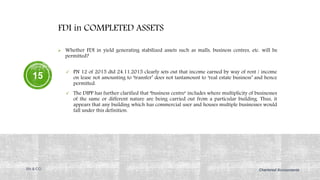 Fdi in construction & development | PPT