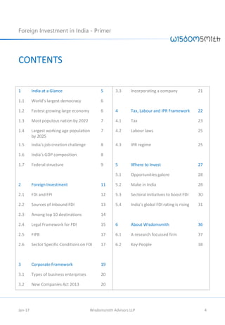 Guide to Foreign Investment in India | PDF