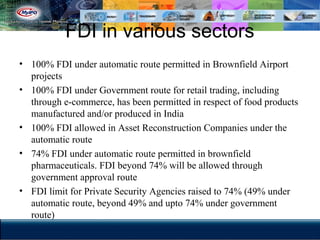 Fdi in india | PPT