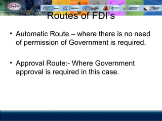 Fdi in india | PPT